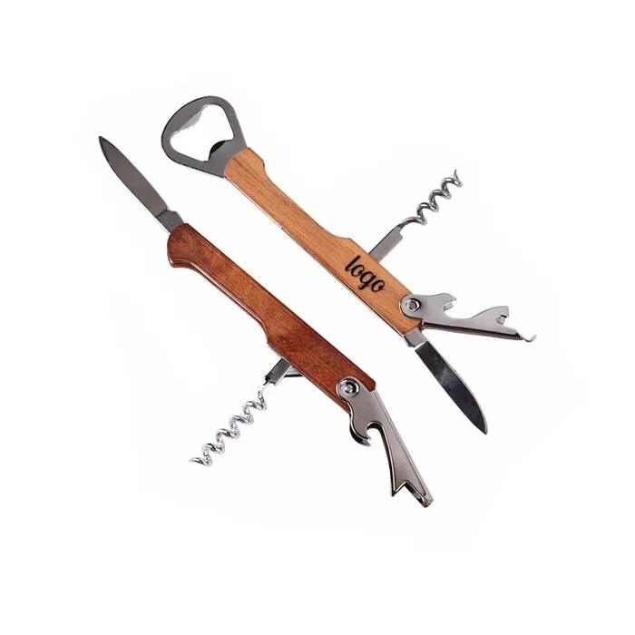 Multi-functional Wooden Bottle Opener