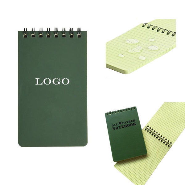 Weatherproof Spiral Notebook