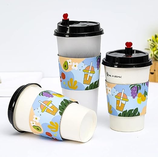 Kraft Paper Coffee Cup Sleeves