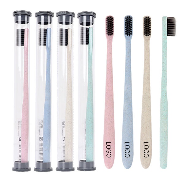 Wheat Straw Toothbrush with Individual Packaging