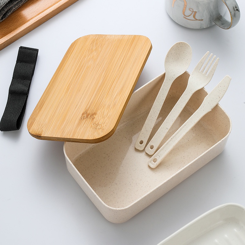 Wheat Straw Bento Box Set
