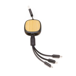Bamboo 3-in-1 Charging Cable